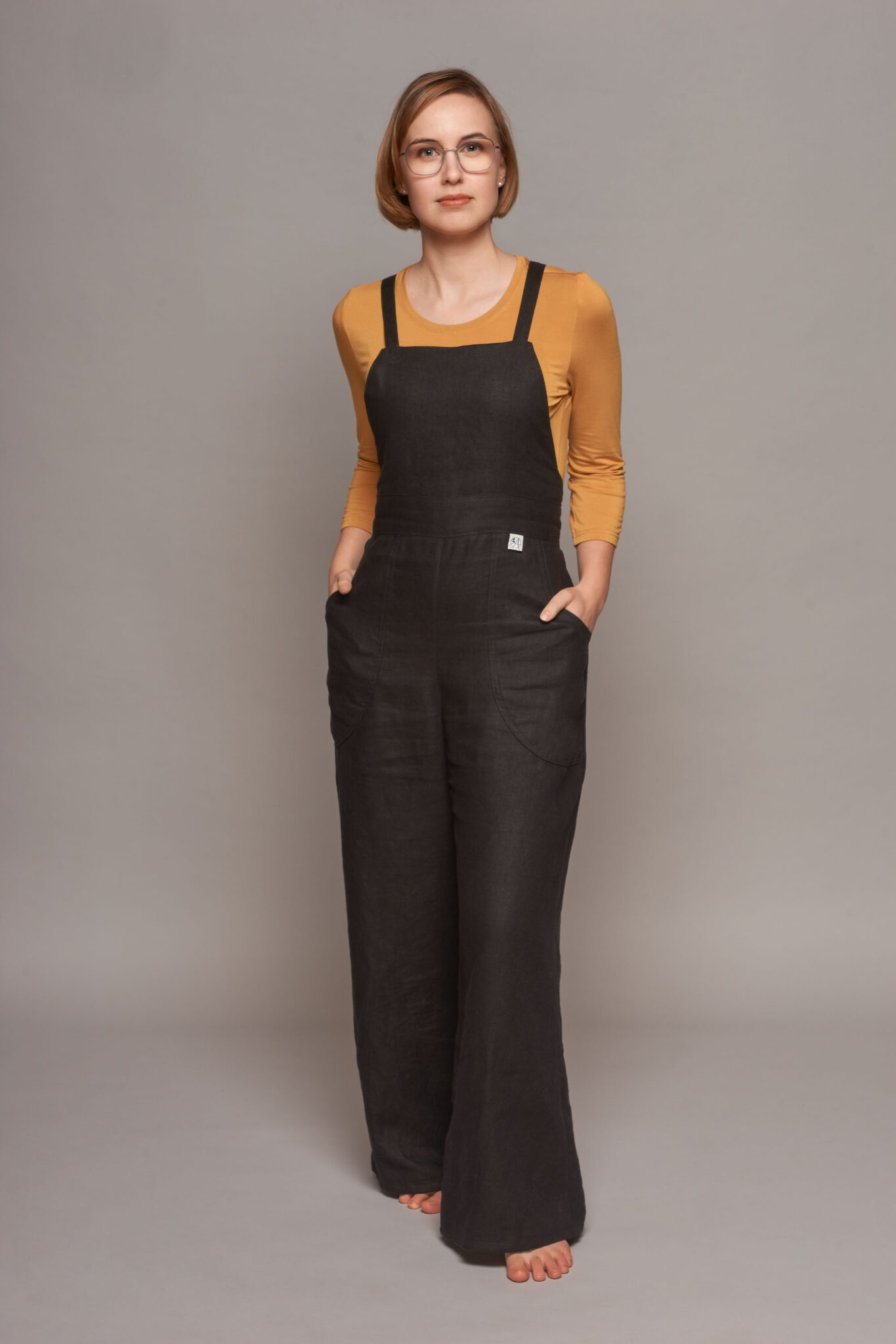 Katrina Overalls – Linen – Aletheia